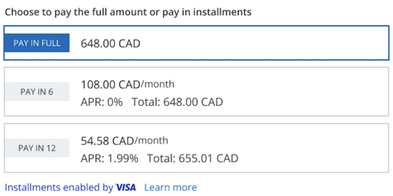 Installments - Guide | Global Payments